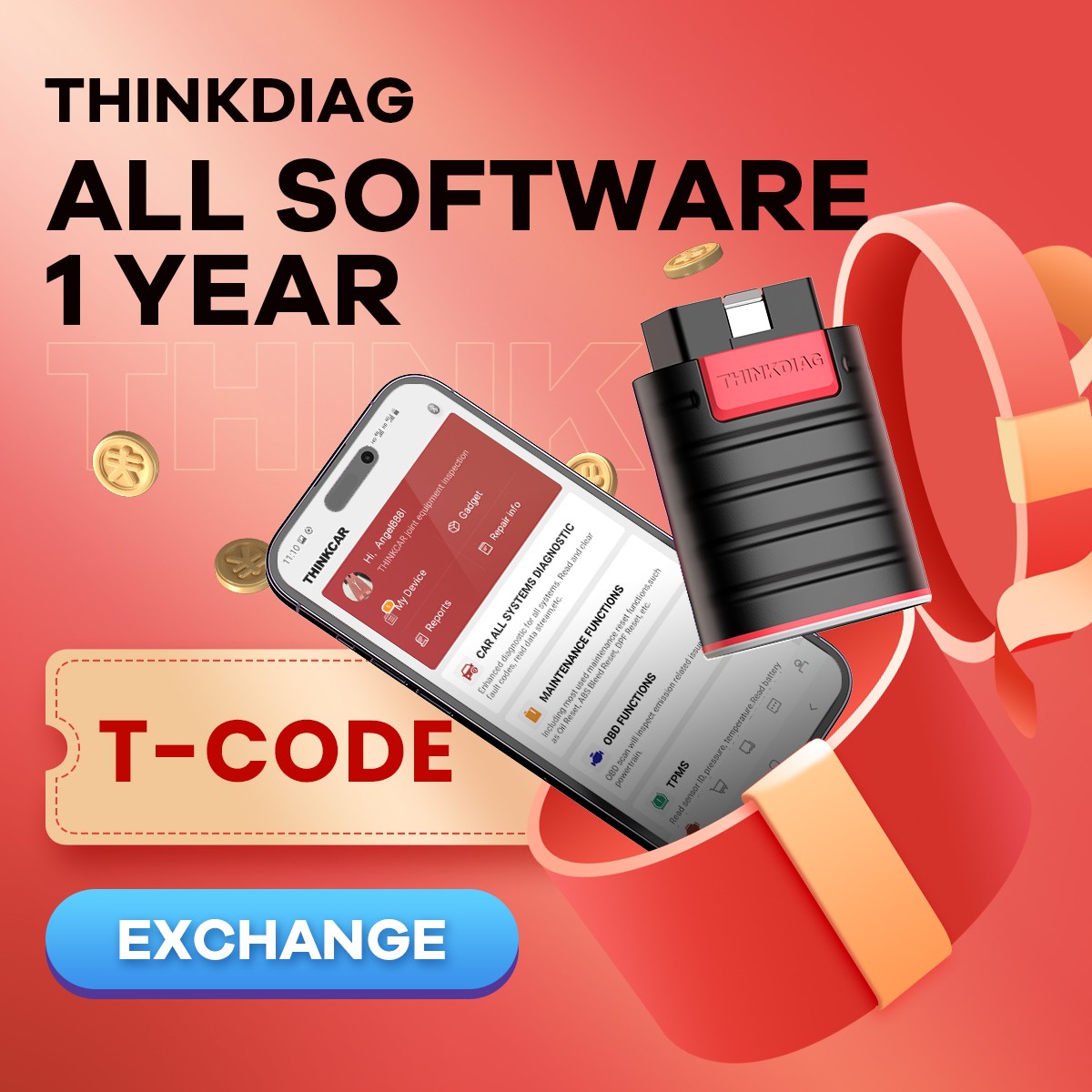 THINKDIAG T CODE All SOFTWARE RENEWAL 1 YEAR FREE THINKCAR Official Site THINKDIAG T CODE All SOFTWARE RENEWAL 1 YEAR FREE THINKCAR Official Site