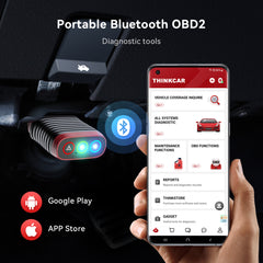 THINKCAR BD6 OBD2 Bluetooth Dongle, Full System,Lifetime Free