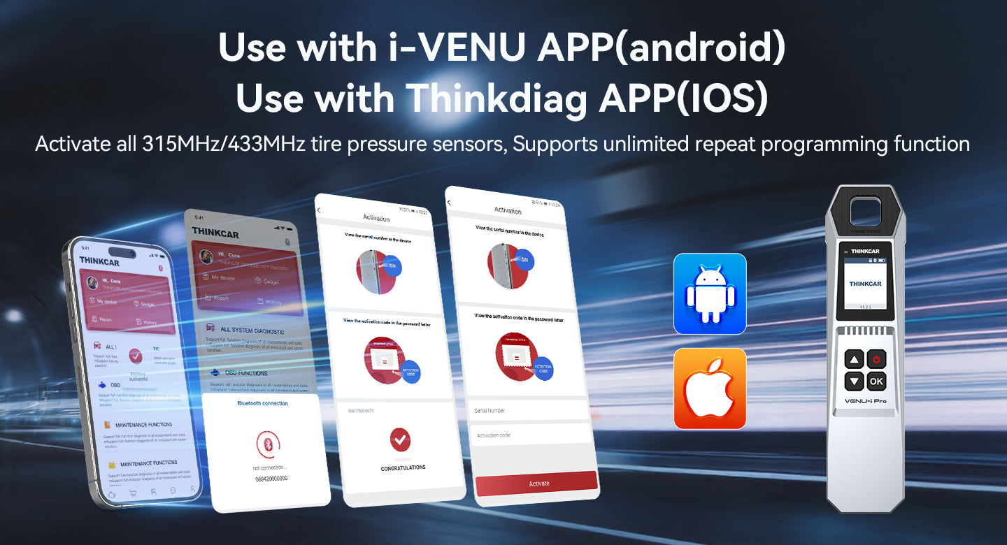 THINKCAR VENU iPro - Intelligent TPMS Relearn Tool