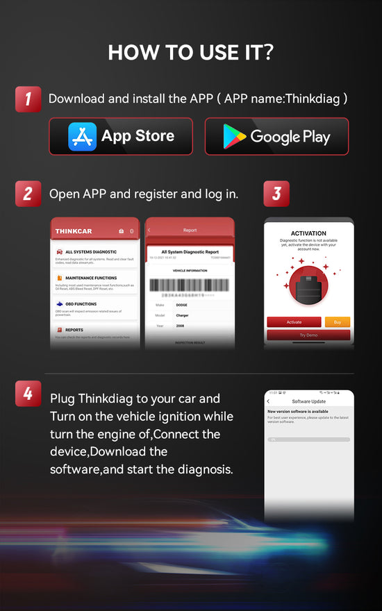 THINKDIAG MINI OBD2 Scanner - Full System Diagnostics, 15 Reset – THINKCAR