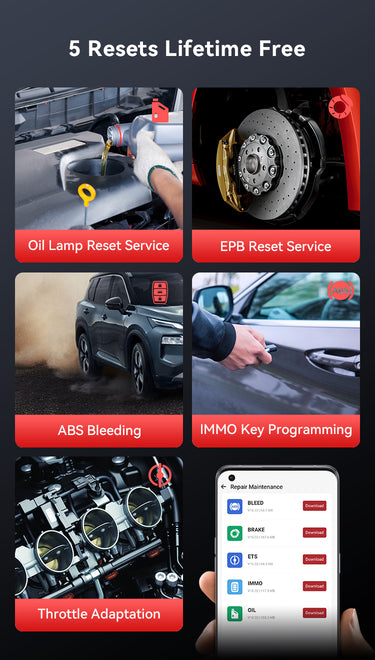 THINKCAR BD6 OBD2 Bluetooth Dongle, Full System,Lifetime Free