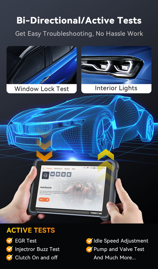 THINKCAR Official Site | Thinkscan 689BT Bidirectional Scan Tool ...