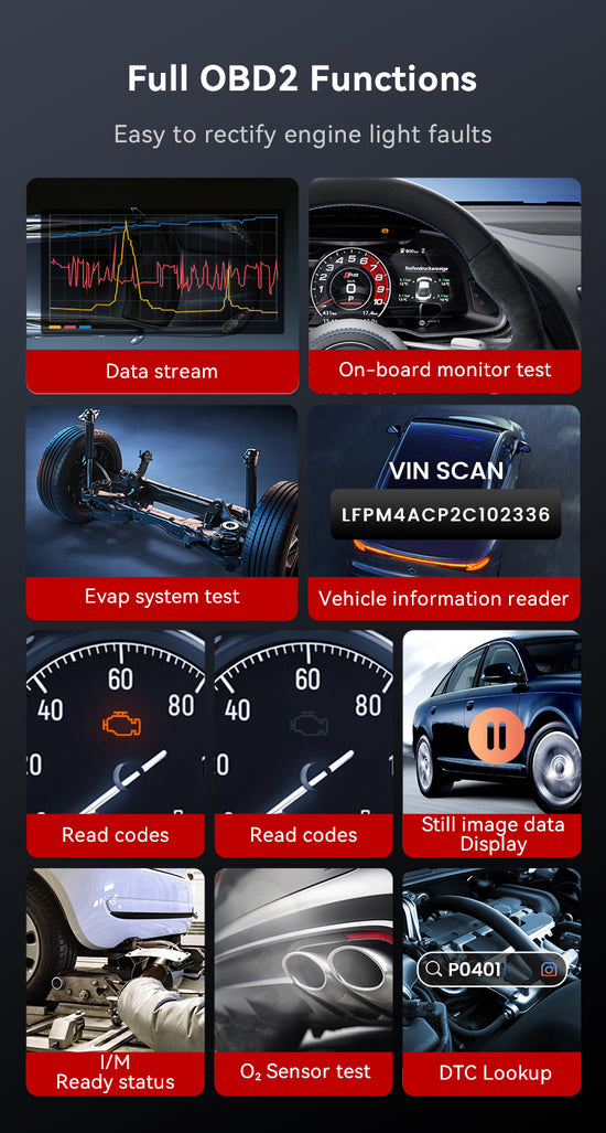 THINKCAR BD6 OBD2 Bluetooth Dongle, Full System,Lifetime Free