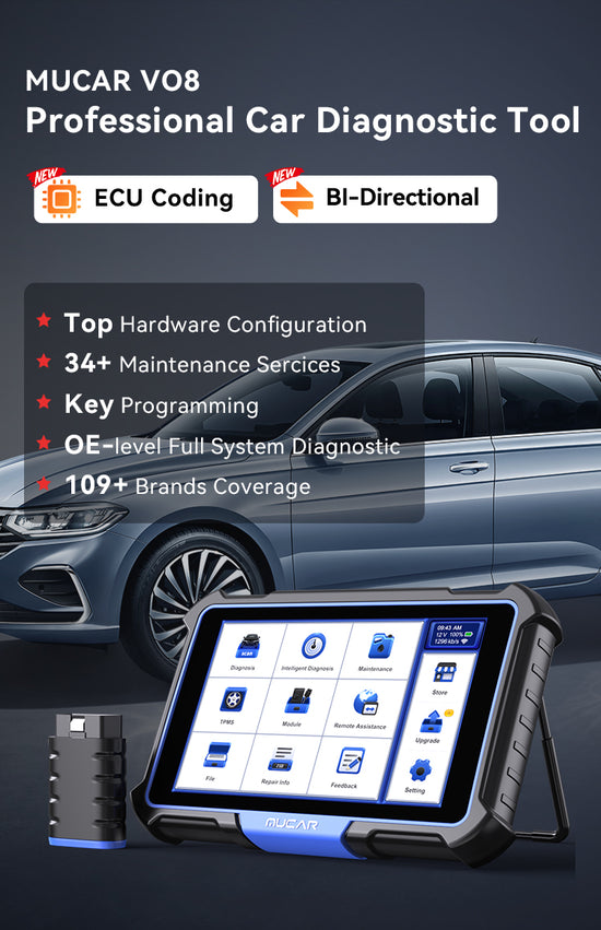 MUCAR VO8 - Professional Car Diagnostic Tool | THINKCAR
