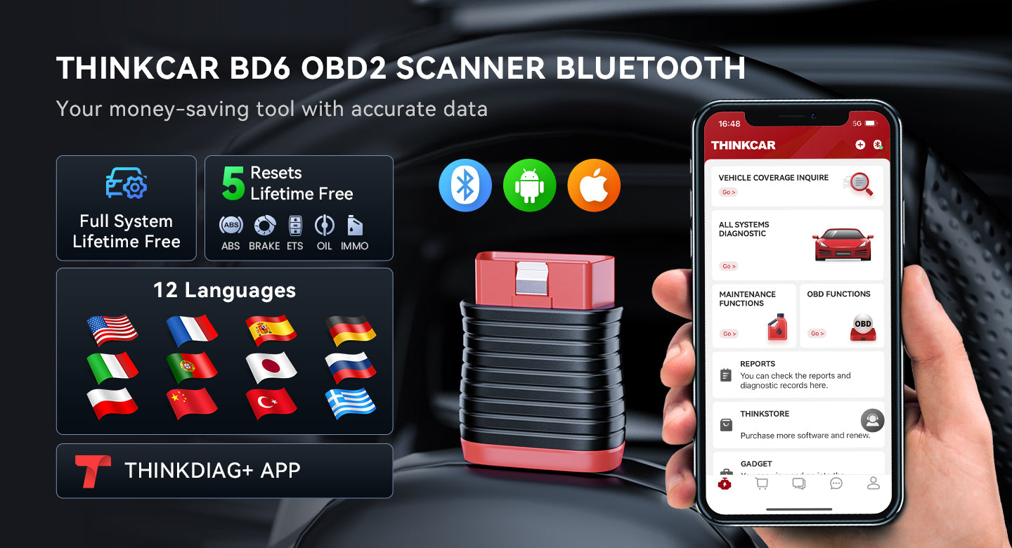 THINKCAR BD6 OBD2 BLUETOOTH DONGLE