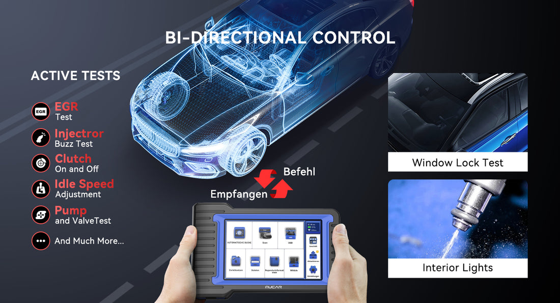 MUCAR VO7 Bidirectional Scan Tool, 2024 Full Systems OBD2 Scanner – THINKCAR