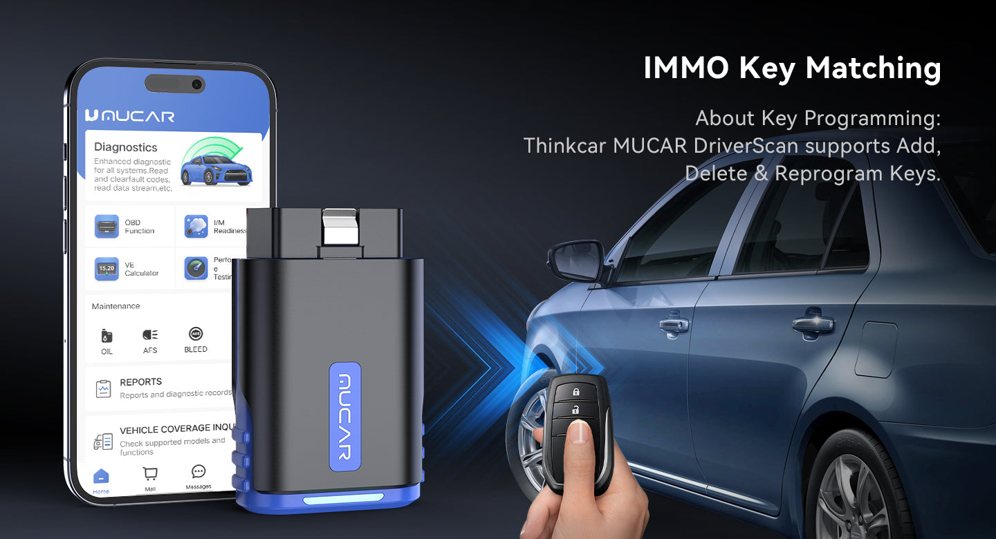 MUCAR DRIVERSCAN: Bluetooth OBD2 Scanner | Thinkcar – THINKCAR