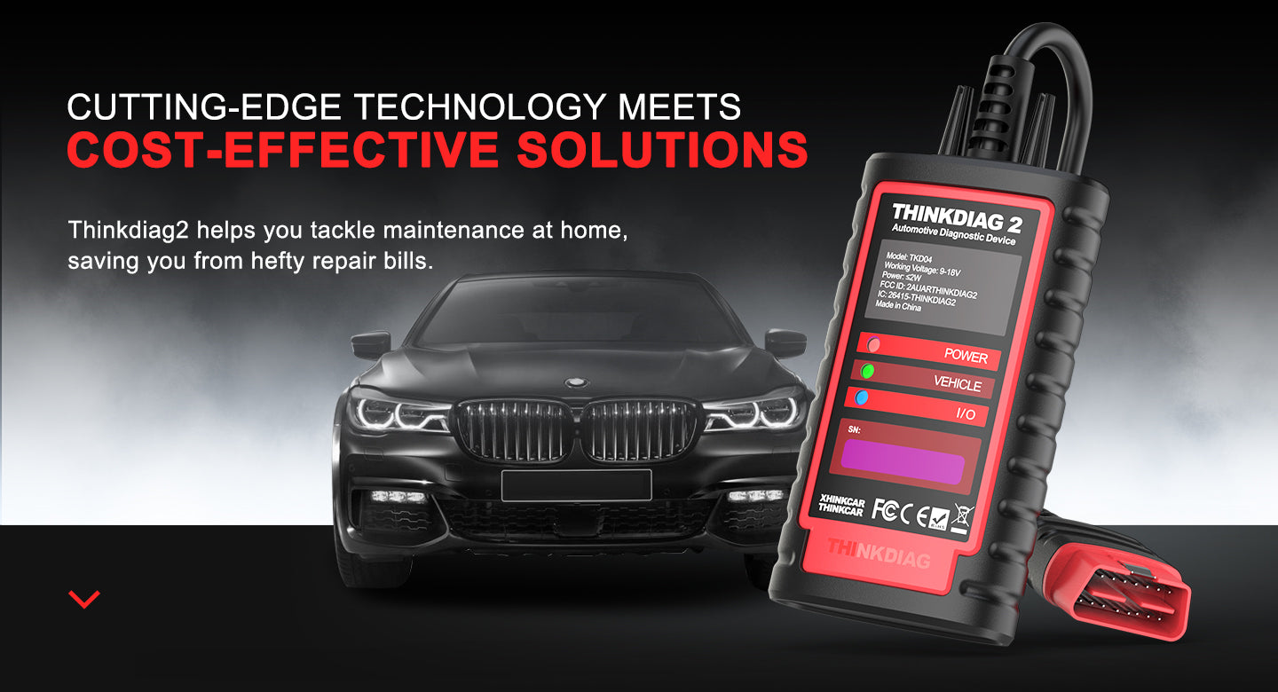 THINKDIAG 2 OBD2 Diagnostic Scanner Bluetooth 5.0 with CAN-FD – THINKCAR® Official Site