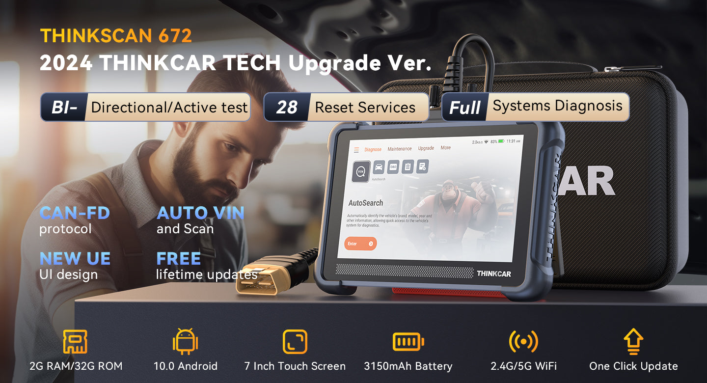 THINKSCAN 672 Advanced Car Diagnostic Tool – THINKCAR