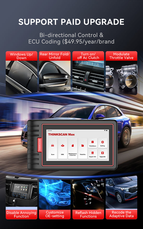 THINKSCAN MAX: Full System Diagnostic Scan Tool & Software – THINKCAR