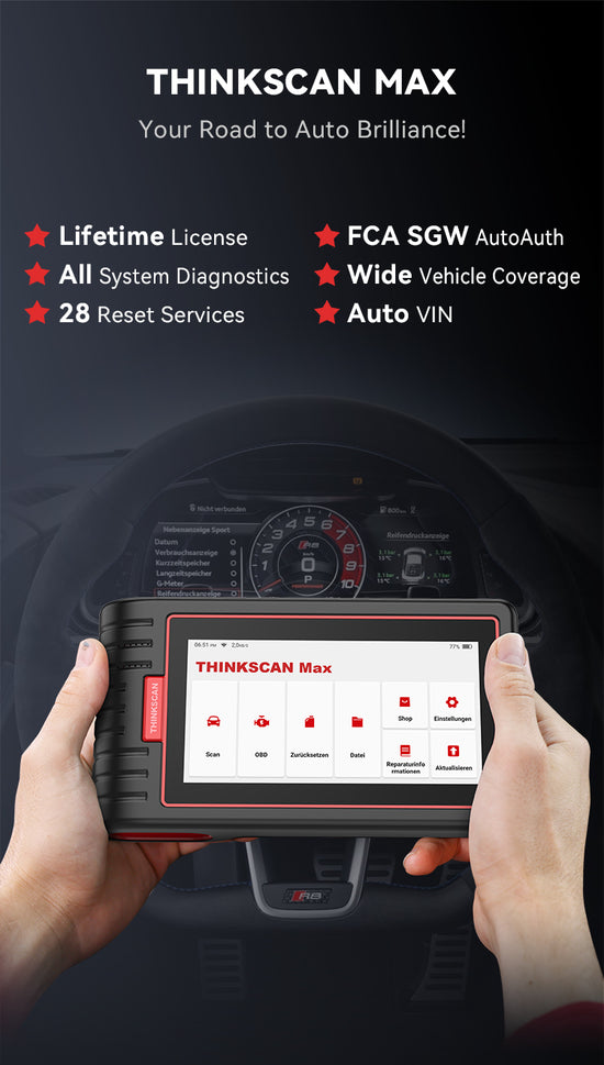 THINKSCAN MAX: Full System Diagnostic Scan Tool & Software – THINKCAR