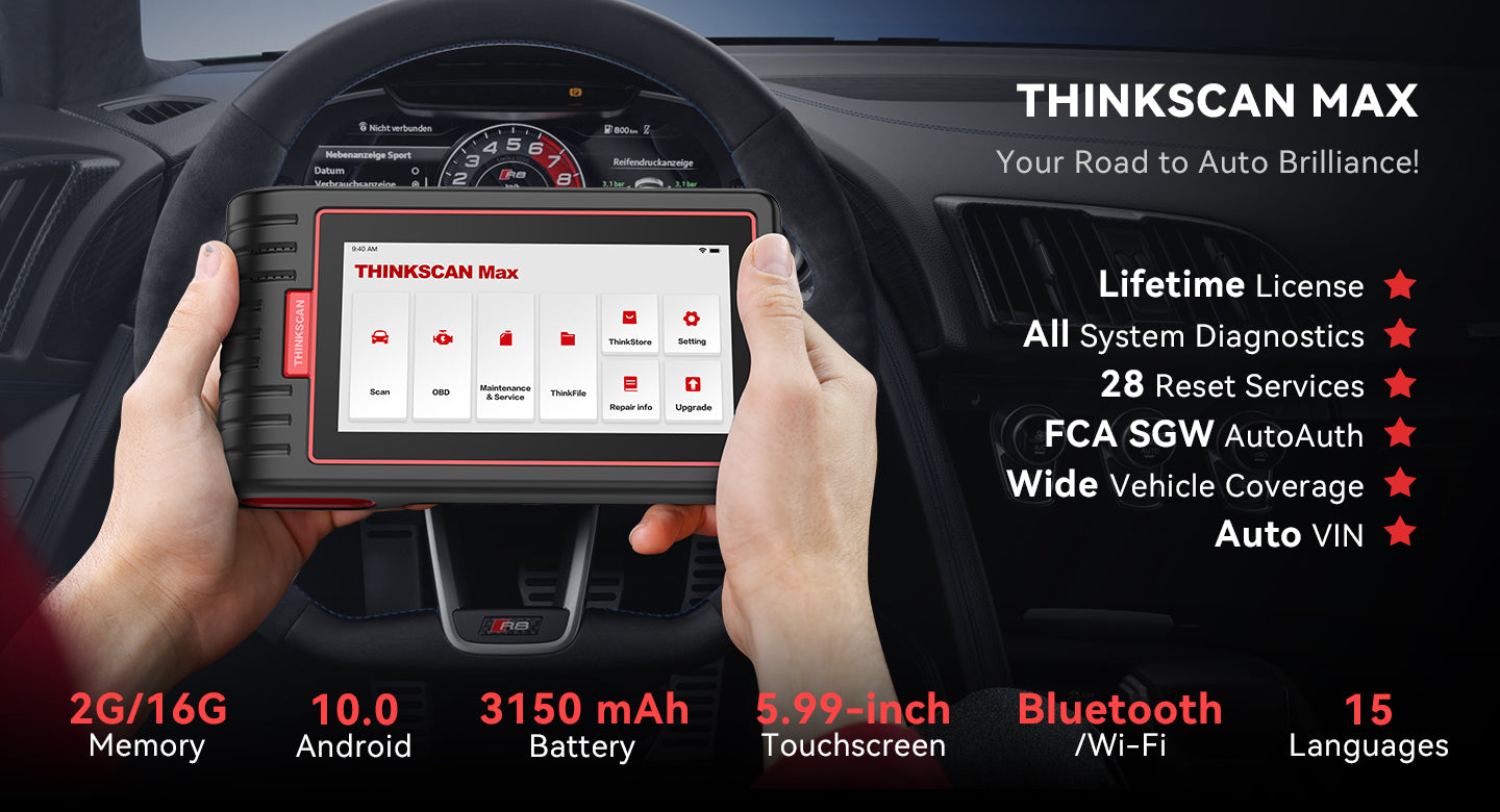 THINKSCAN MAX: Full System Diagnostic Scan Tool & Software – THINKCAR