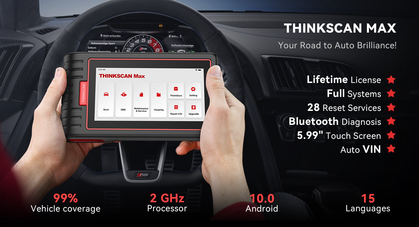 THINKSCAN MAX: Full System Diagnostic Scan Tool & Software – THINKCAR