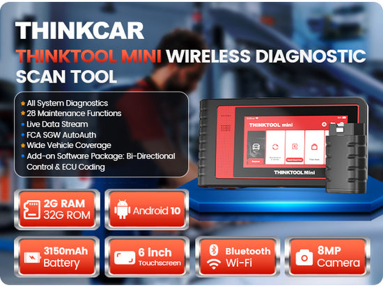 Thinktool Mini OEM Full System Diagnostic Scan Tool, 28+ Resets – THINKCAR