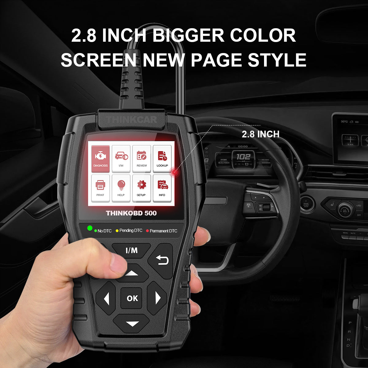 THINKCAR Thinkobd 500 OBD2 Scanner Check Engine Code Reader